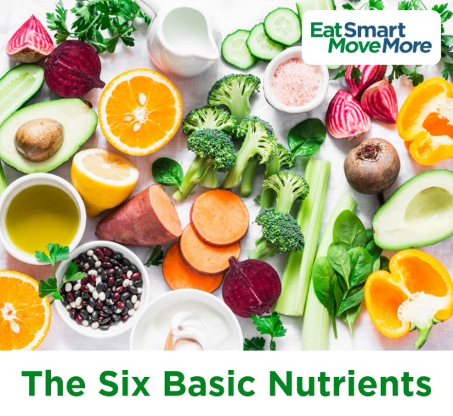 The Six Basic Nutrients Virginia Family Nutrition Program